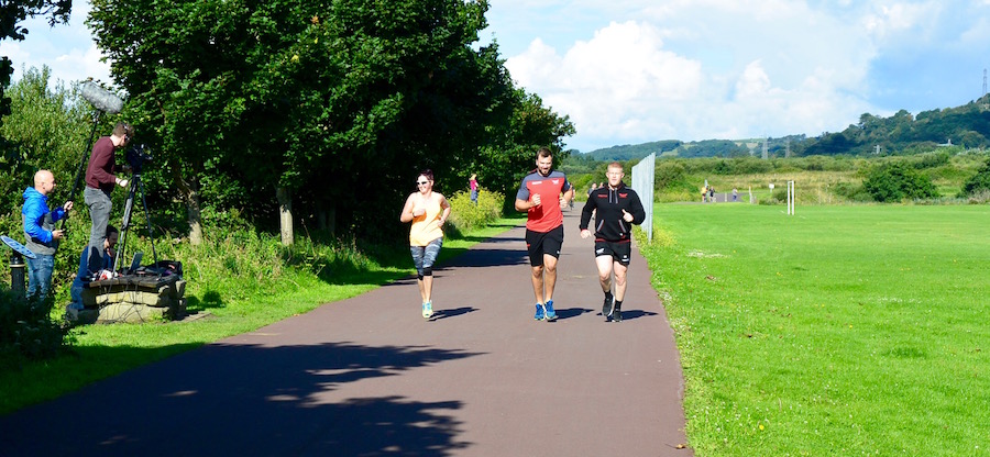 A fantastic morning filming Llanelli Coast parkrun | parkrun UK Blog