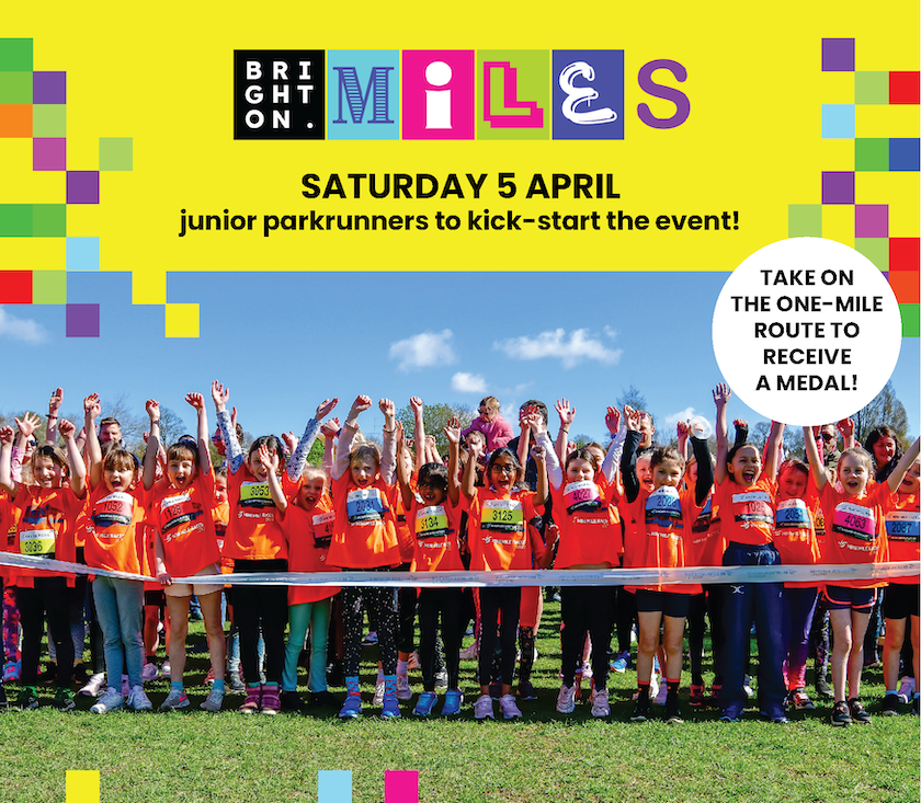 Join the junior parkrun wave at Brighton Miles 2025! | parkrun UK Blog