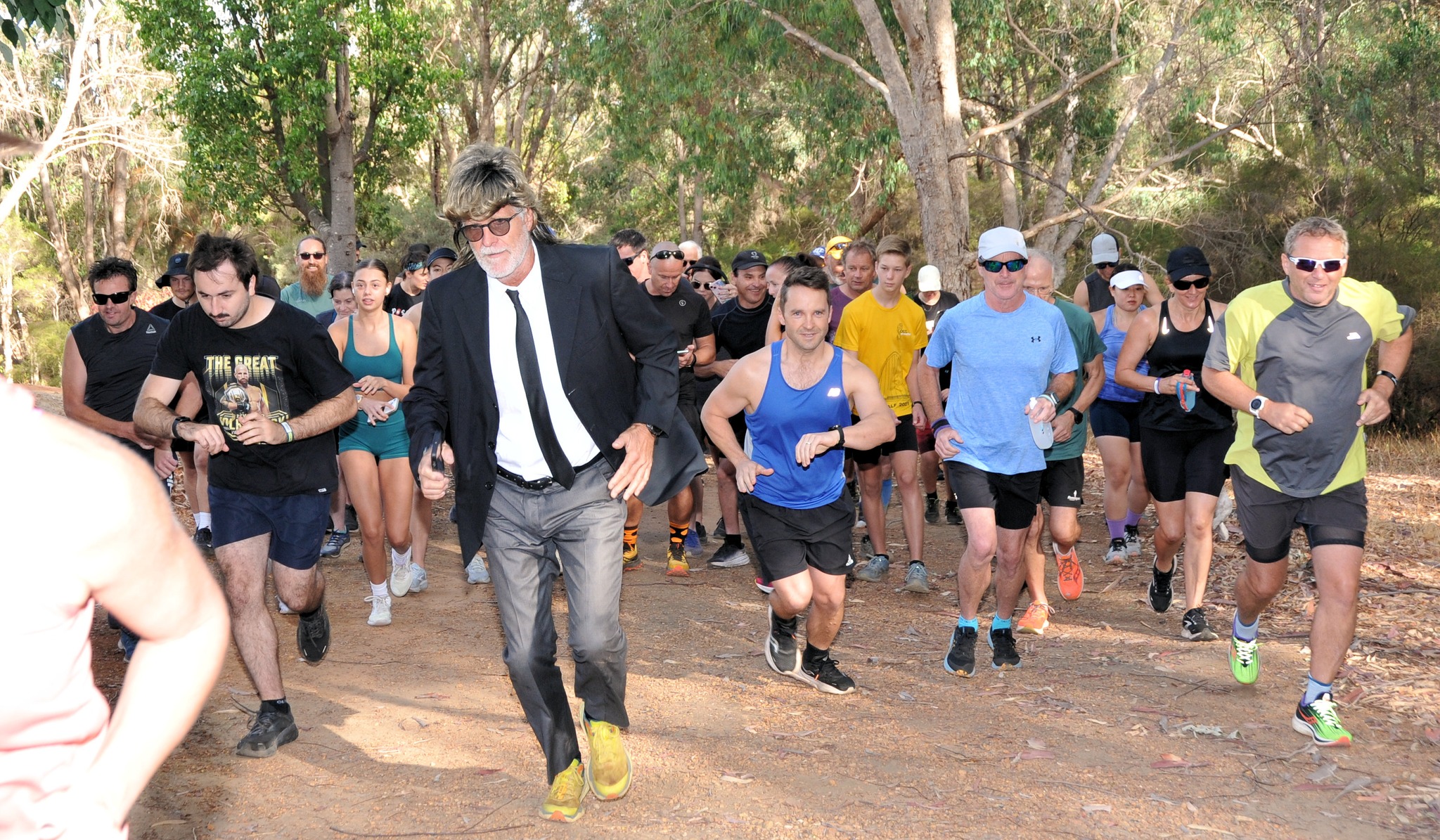 Stuart McLellan photographs Jarrahdale Heritage parkrun