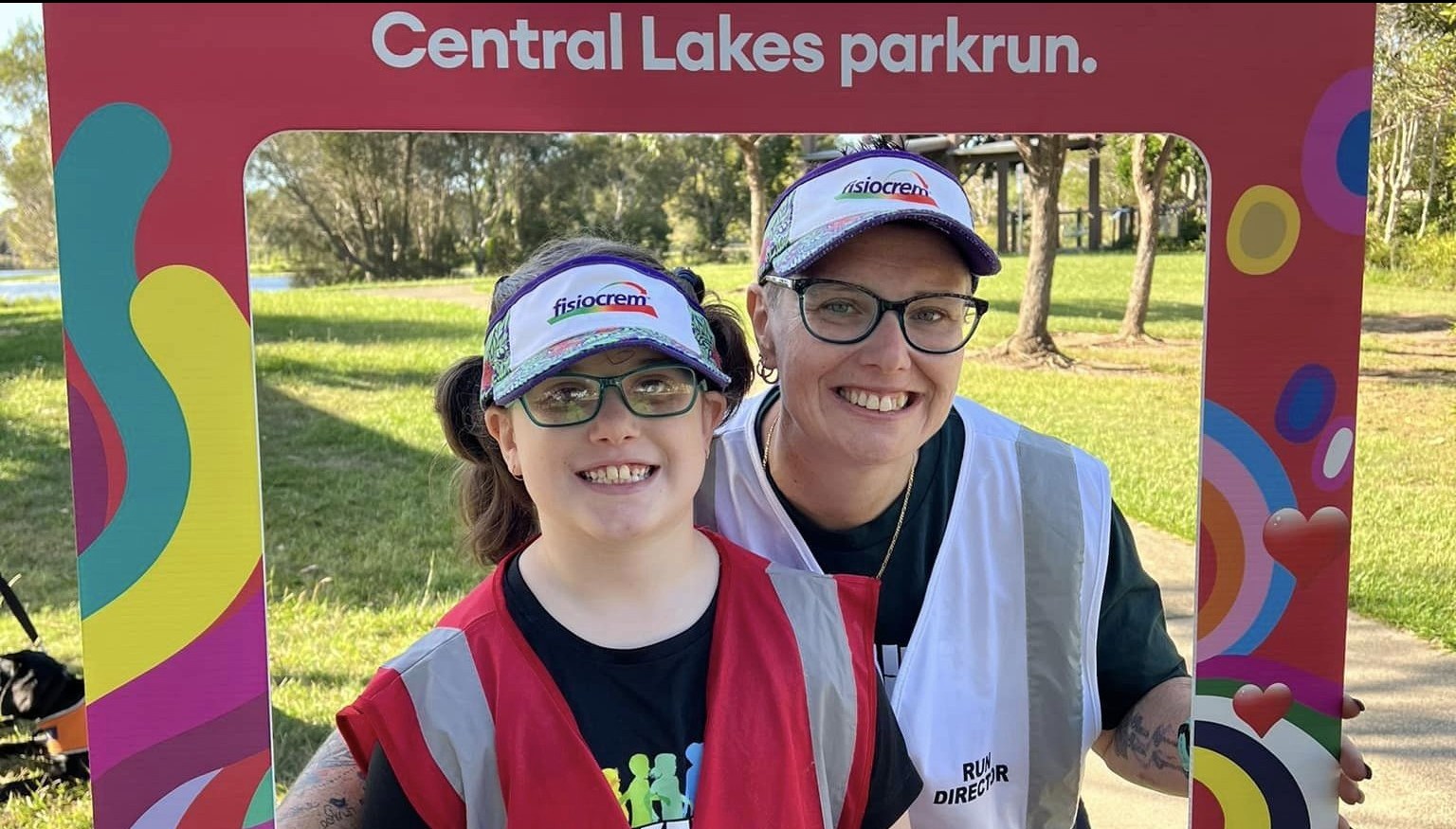 Alexiah picking-up parkrun photography | parkrun AU Blog