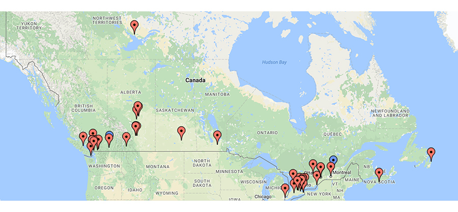 parkrun Canada Prospects Map | parkrun CA Blog