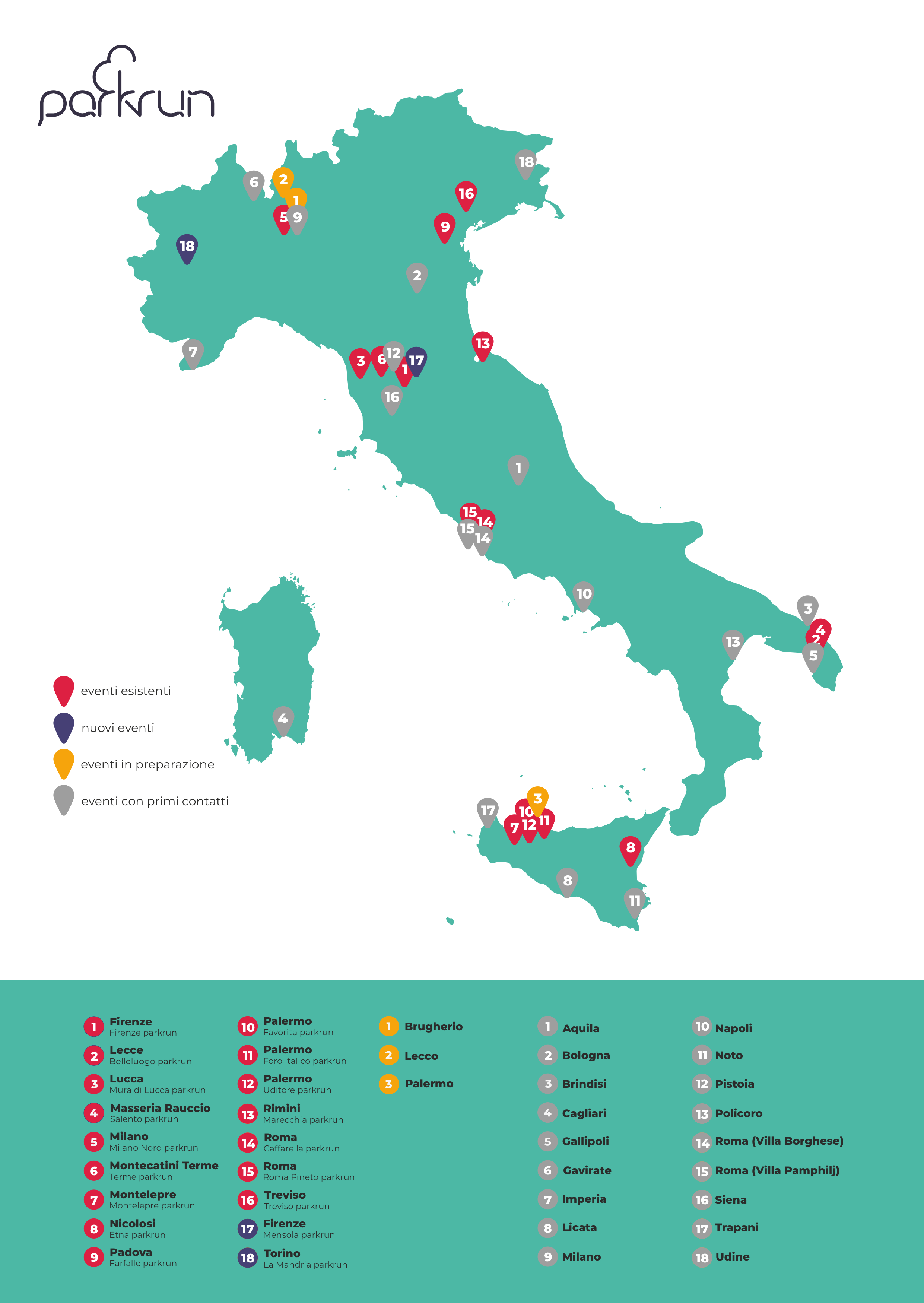 Un parkrun in ogni regione italiana? | parkrun IT Blog