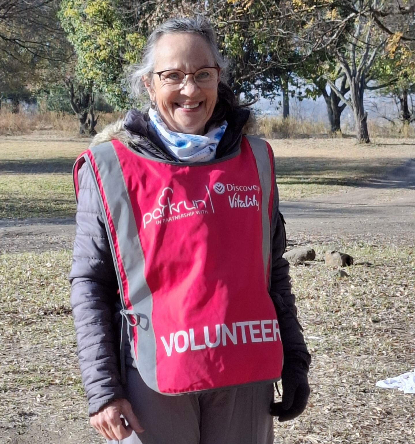 Proudly part of the pink bib crew: Renette De Sousa volunteers her way ...