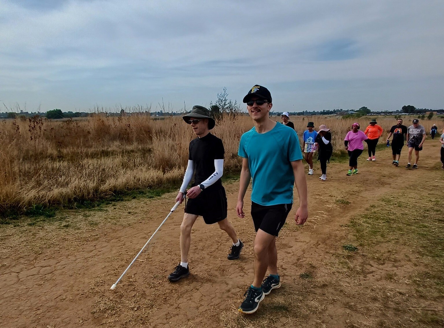 Together on the trail: Visual impairment doesn't stop Bruno from ...
