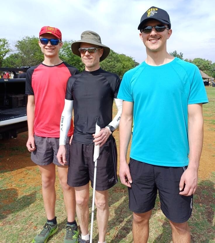 Together on the trail: Visual impairment doesn't stop Bruno from ...