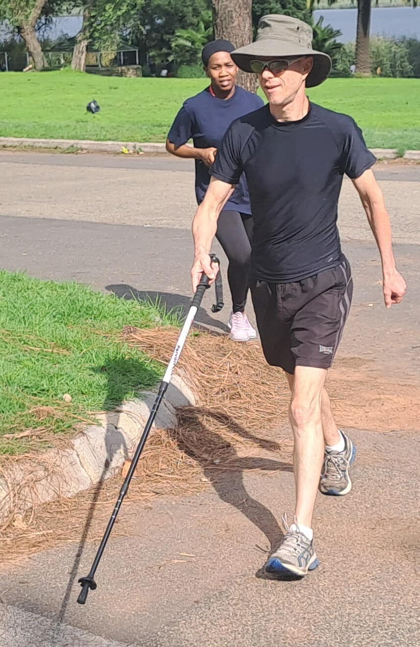 Together on the trail: Visual impairment doesn't stop Bruno from ...