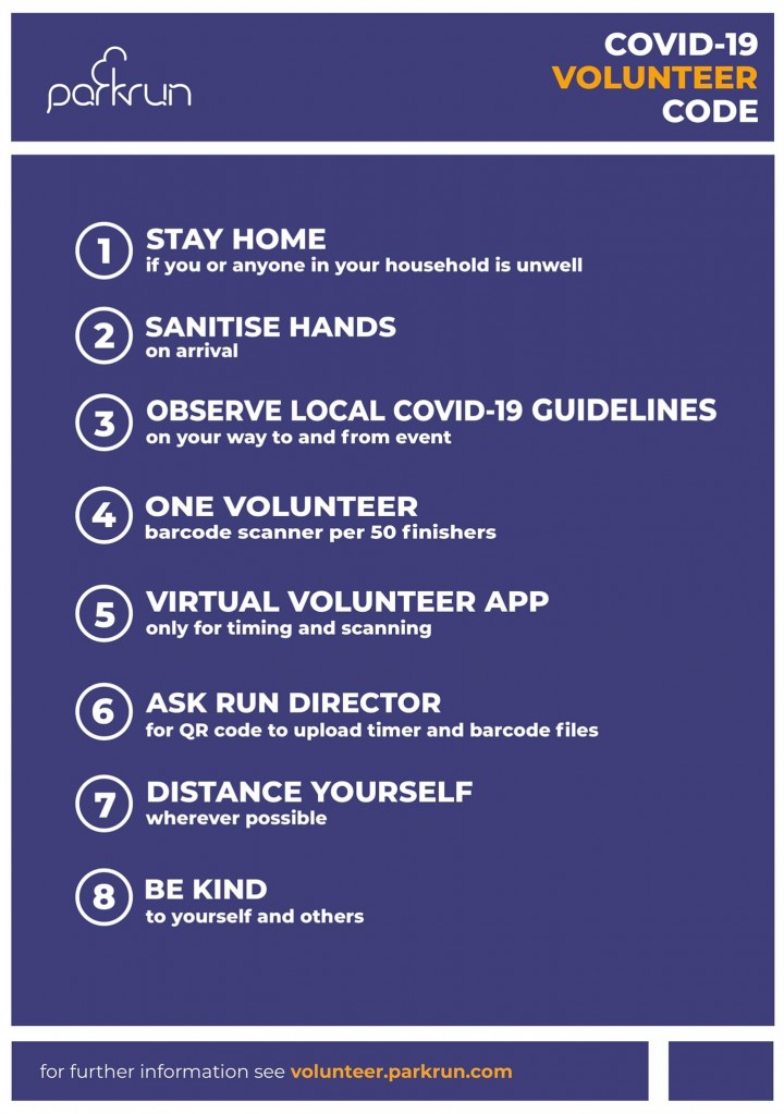 parkrun code & parkrun COVID 19 framework | Karkarook parkrun