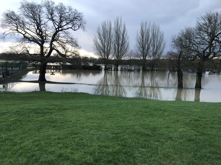Pictures of the flooded course | Roding Valley parkrun