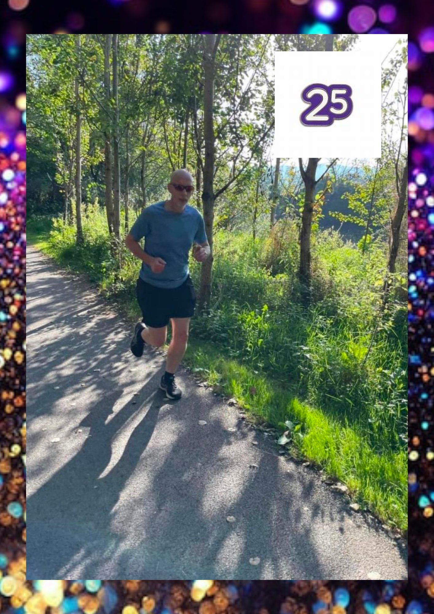 Michael E Butler achieved his 25th parkrun on the 9th September, 2023 ...