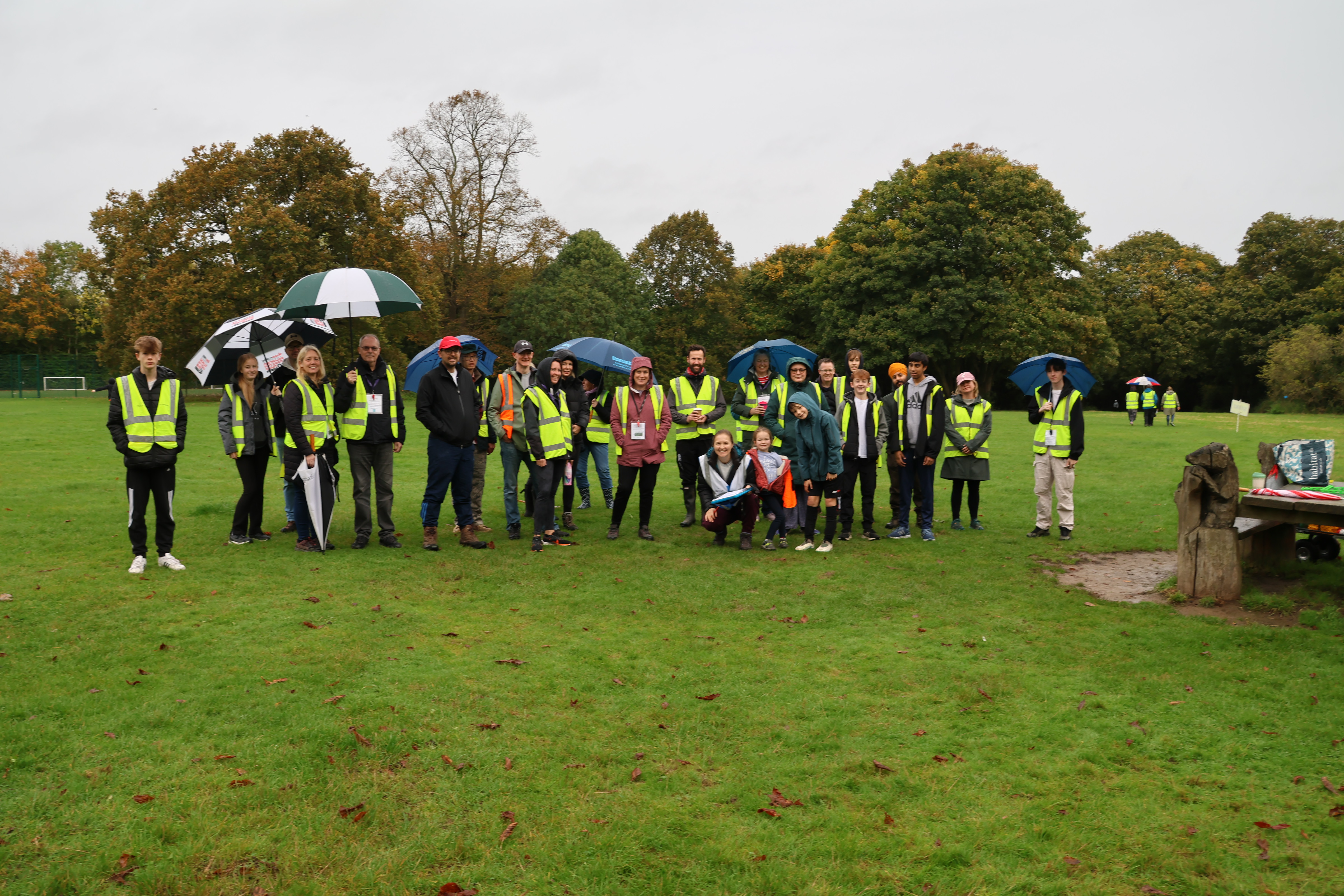 #308, undeterred by Storm Ashley | Leavesden junior parkrun