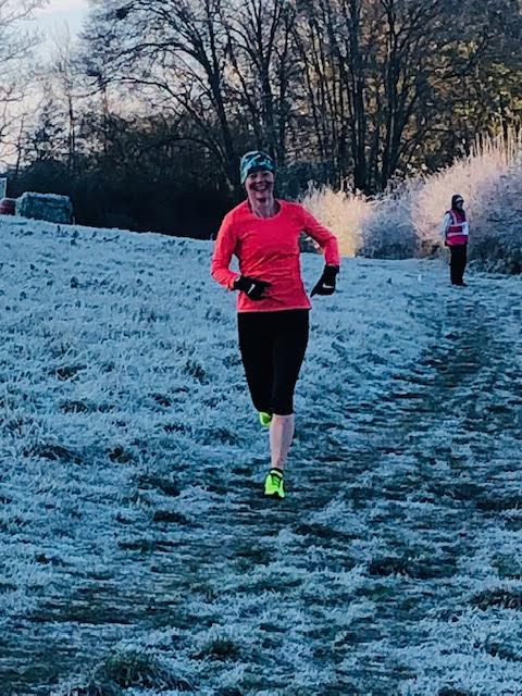 (park)walking(jogging/running) in a Winter Wonderland | Westmill parkrun