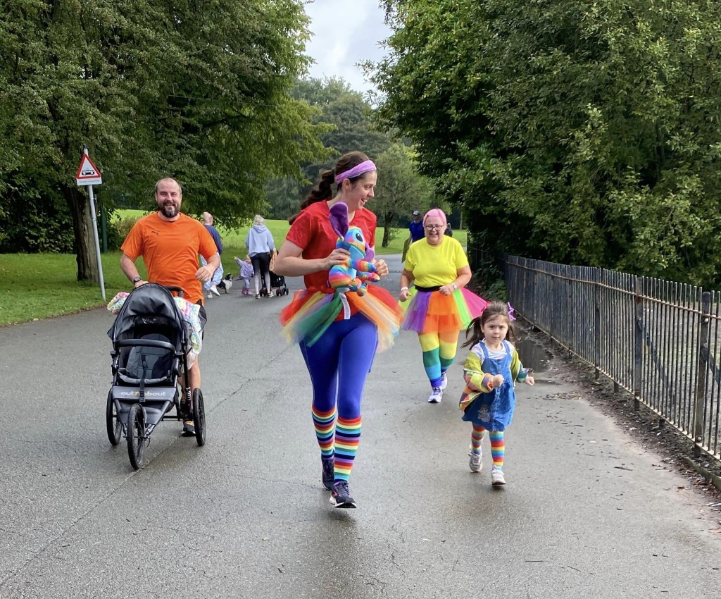 The colours run at Heaton parkrun | Heaton parkrun