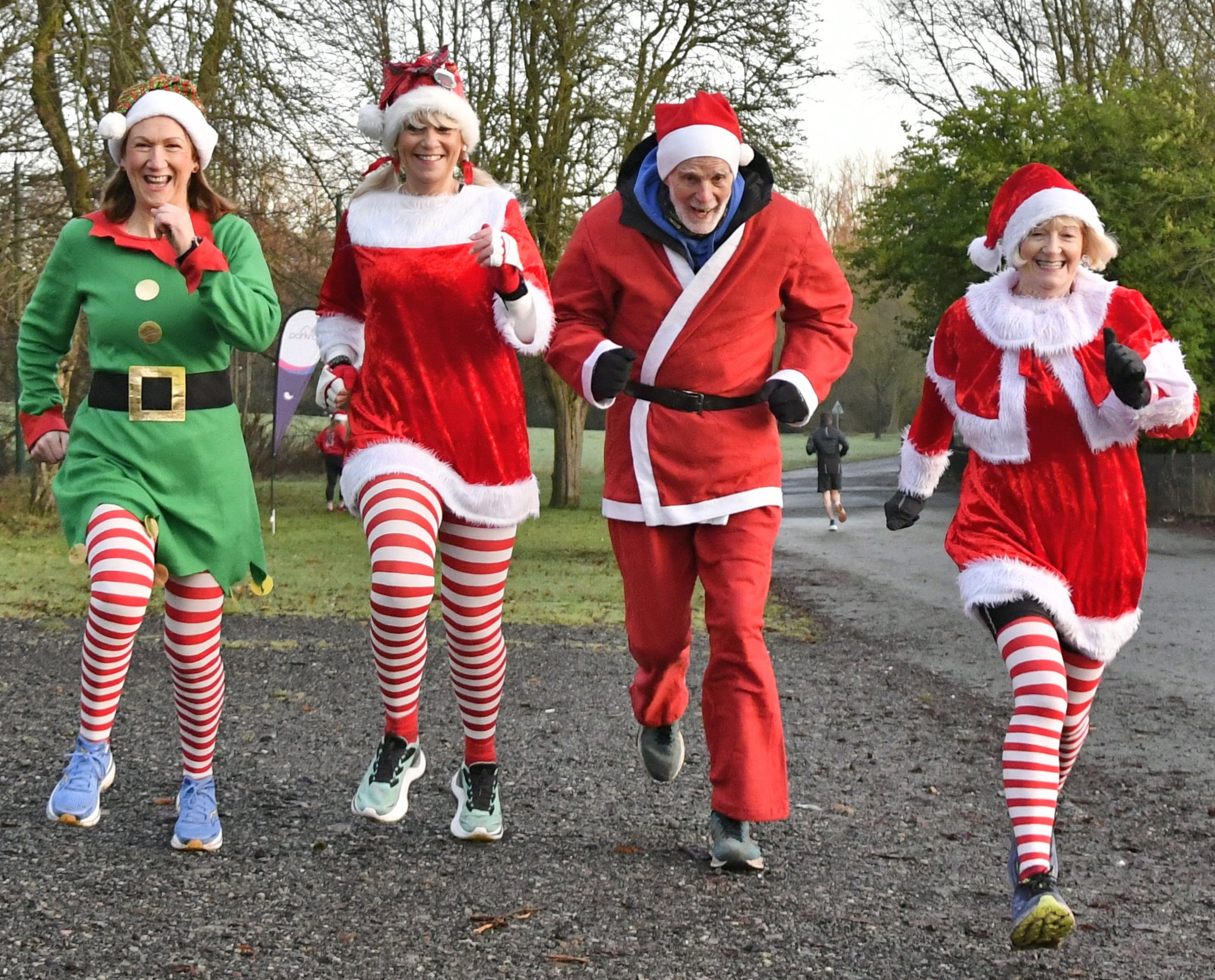 Santa Dash breaks all records | Heaton parkrun
