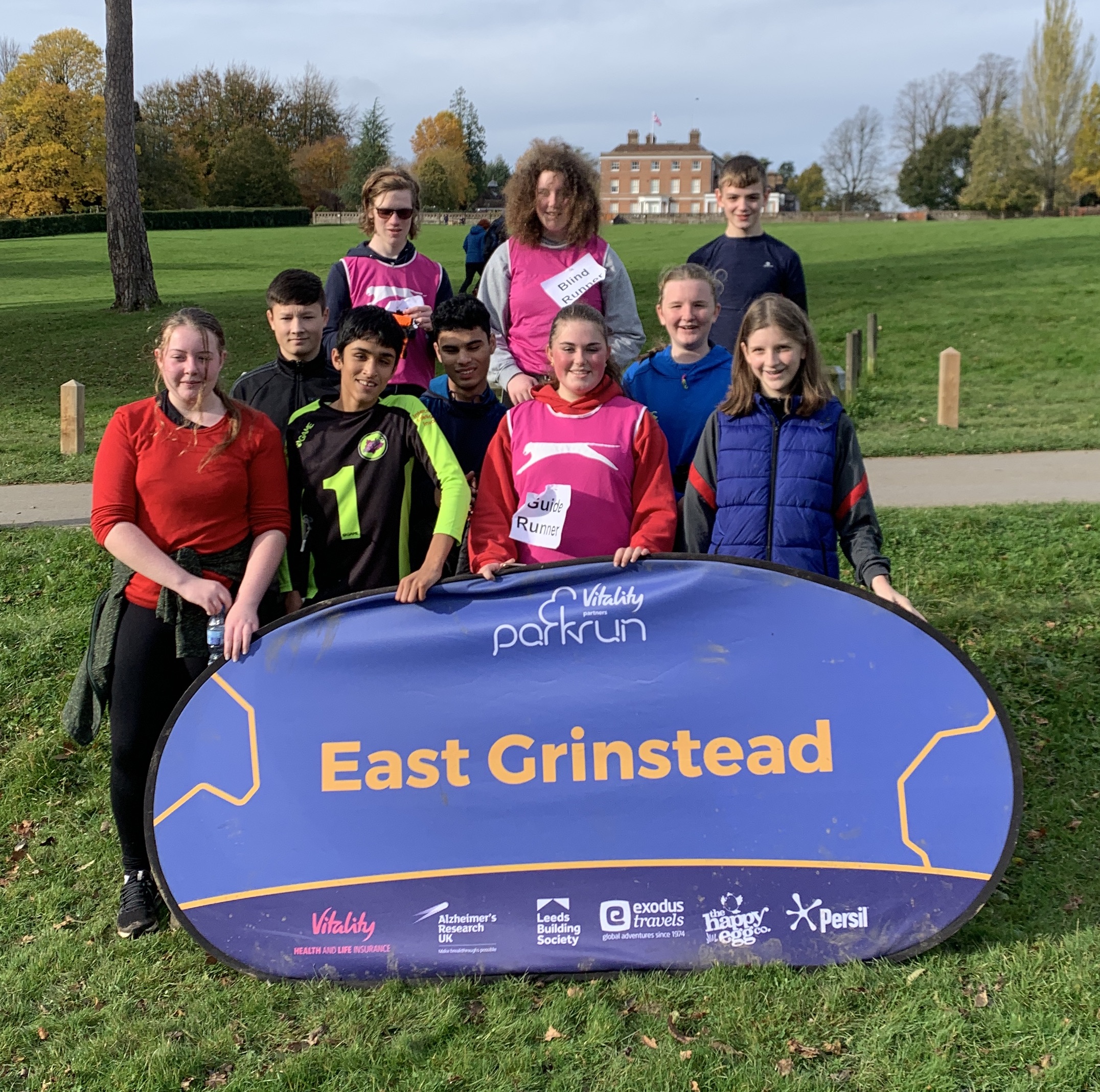 Autumn may be here but it didn’t stop the Oxted School guided runners ...