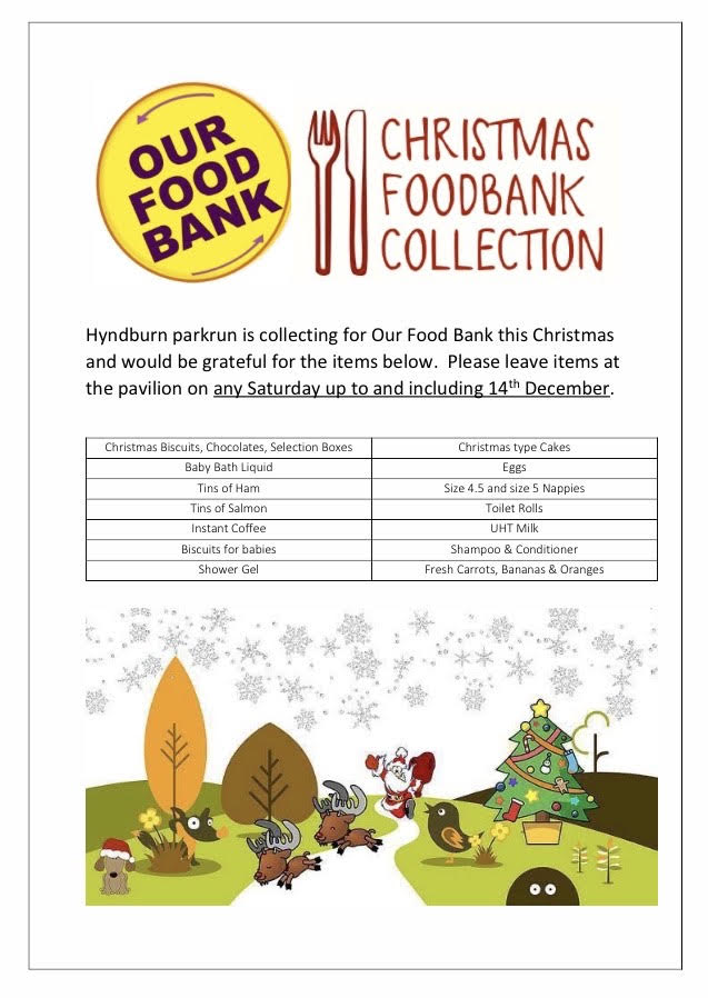 Christmas Food Bank Appeal | Hyndburn parkrun