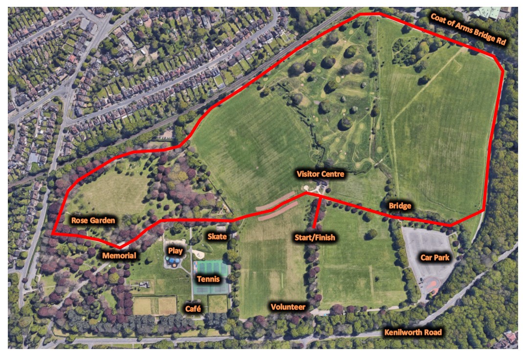 Coventry parkrun map | Coventry parkrun
