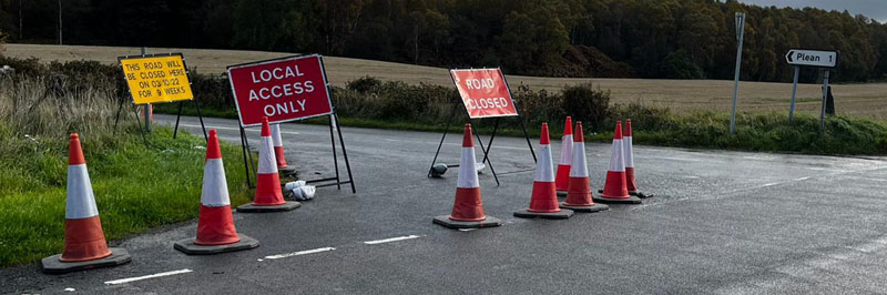 How to access the park during the roadworks | Plean parkrun