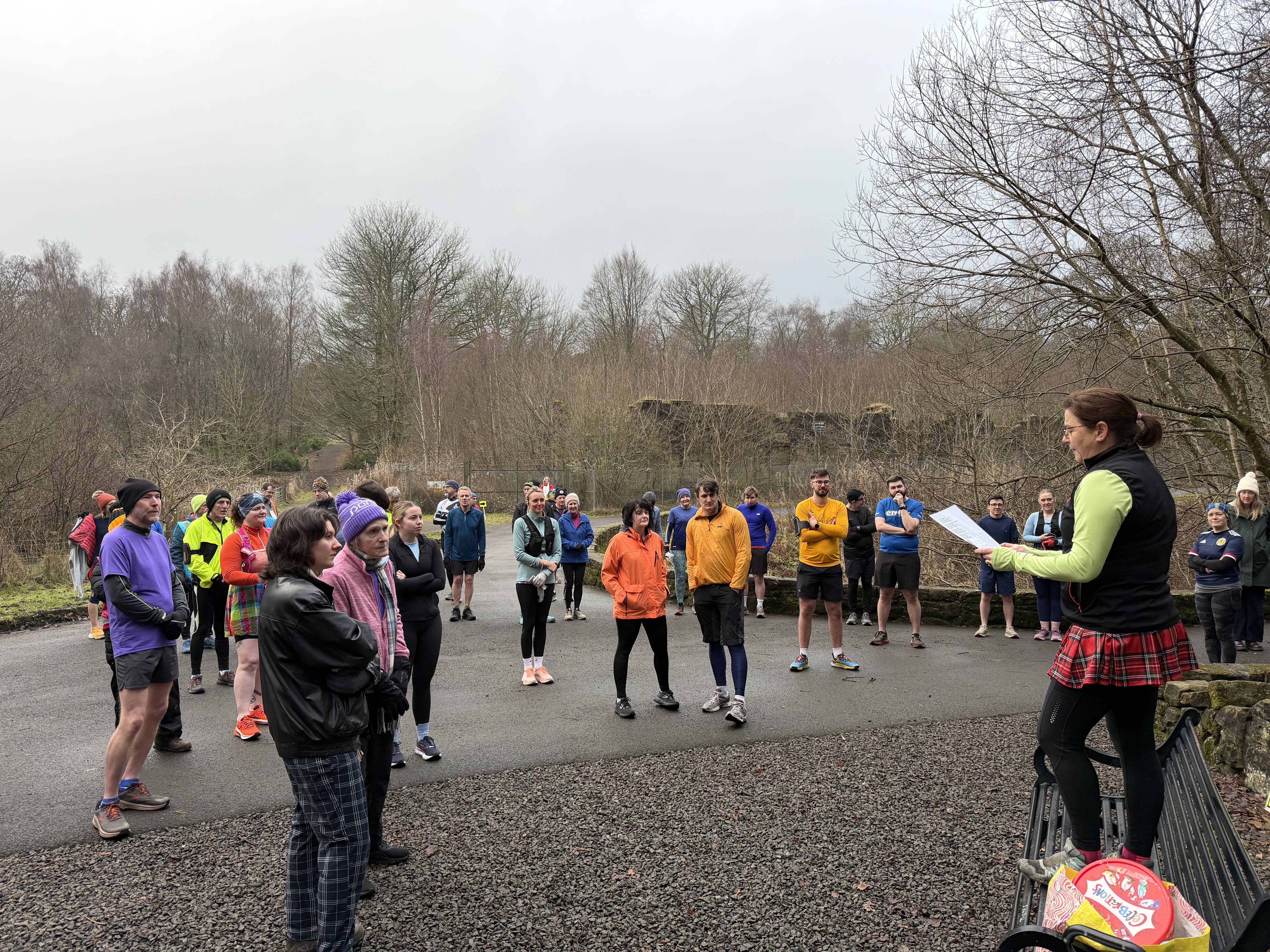 Great Chieftan a the Plean parkrun race* | Plean parkrun