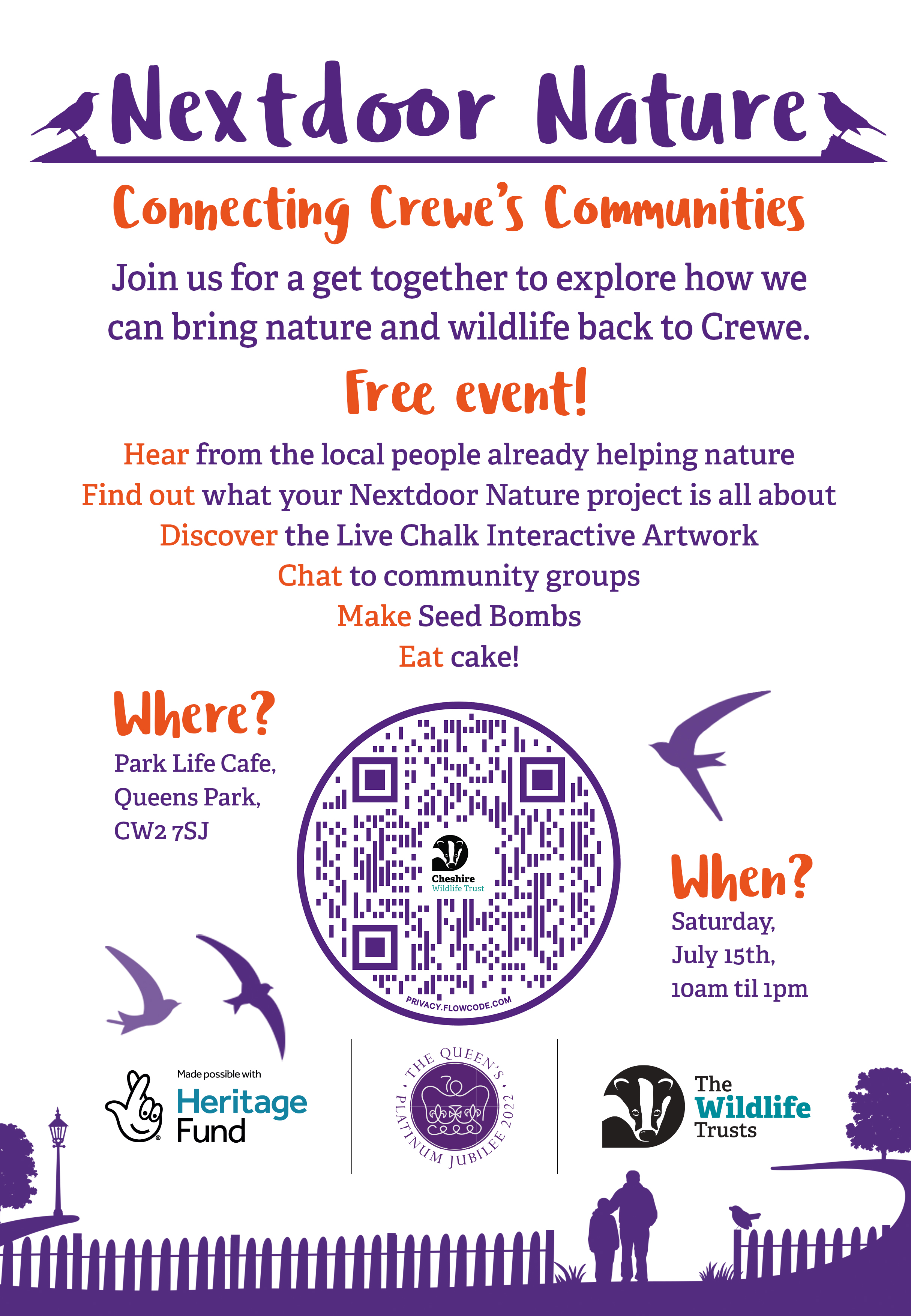 Nextdoor Nature Event | Crewe parkrun
