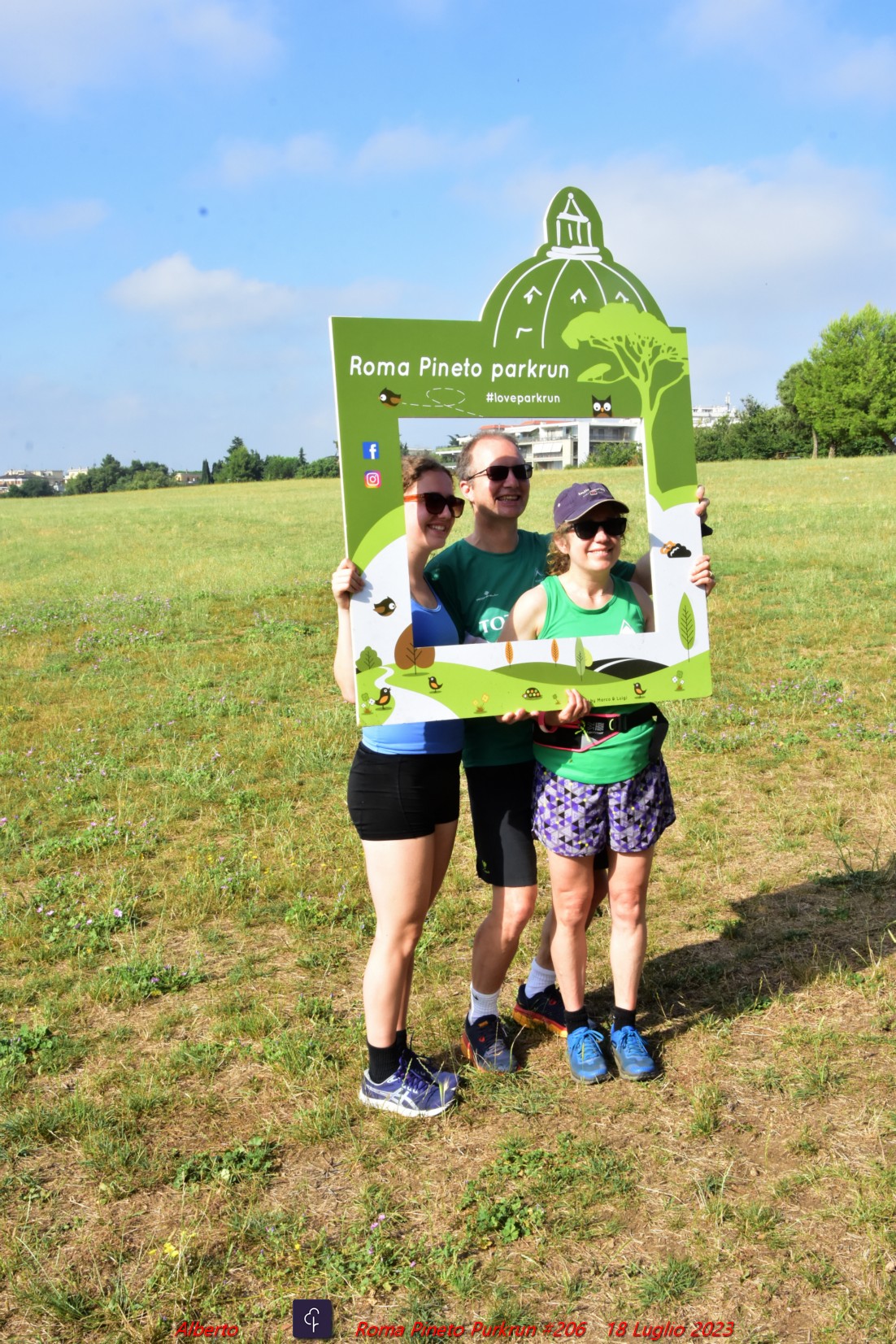 Roma Pineto parkrun #206: sabato 15 luglio. Si fossi foco arderei lo ...