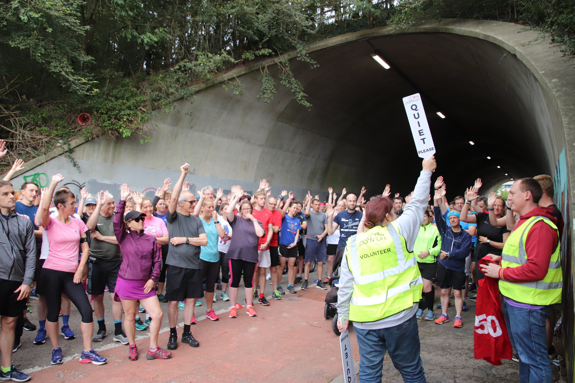 A view as a volunteer | Severn Bridge parkrun