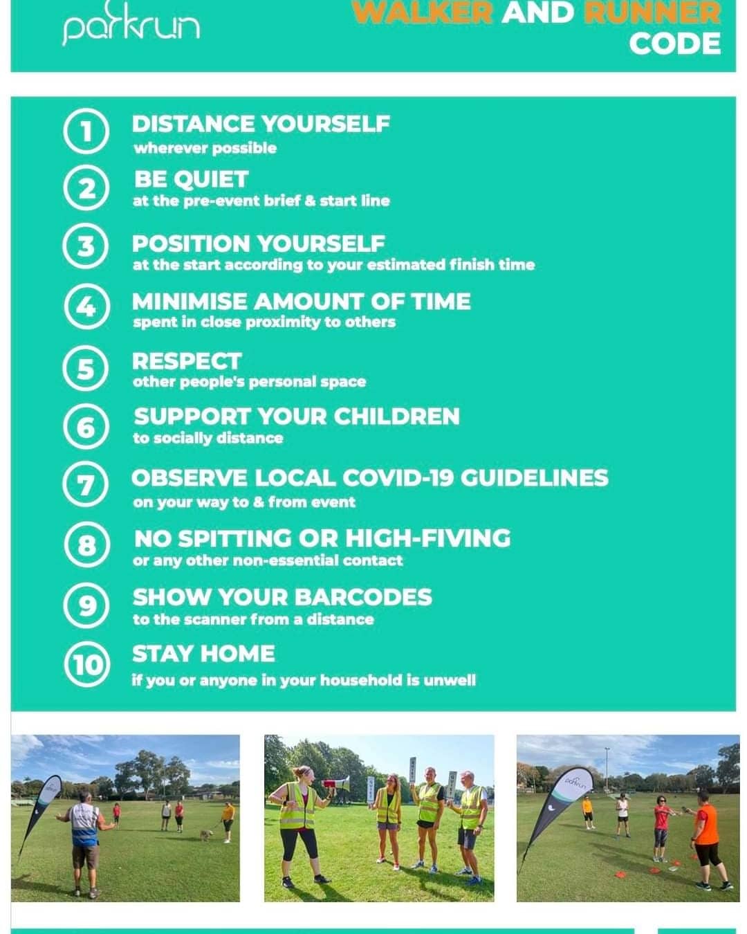 Return date and Codes of Conduct | Trout Pond parkrun