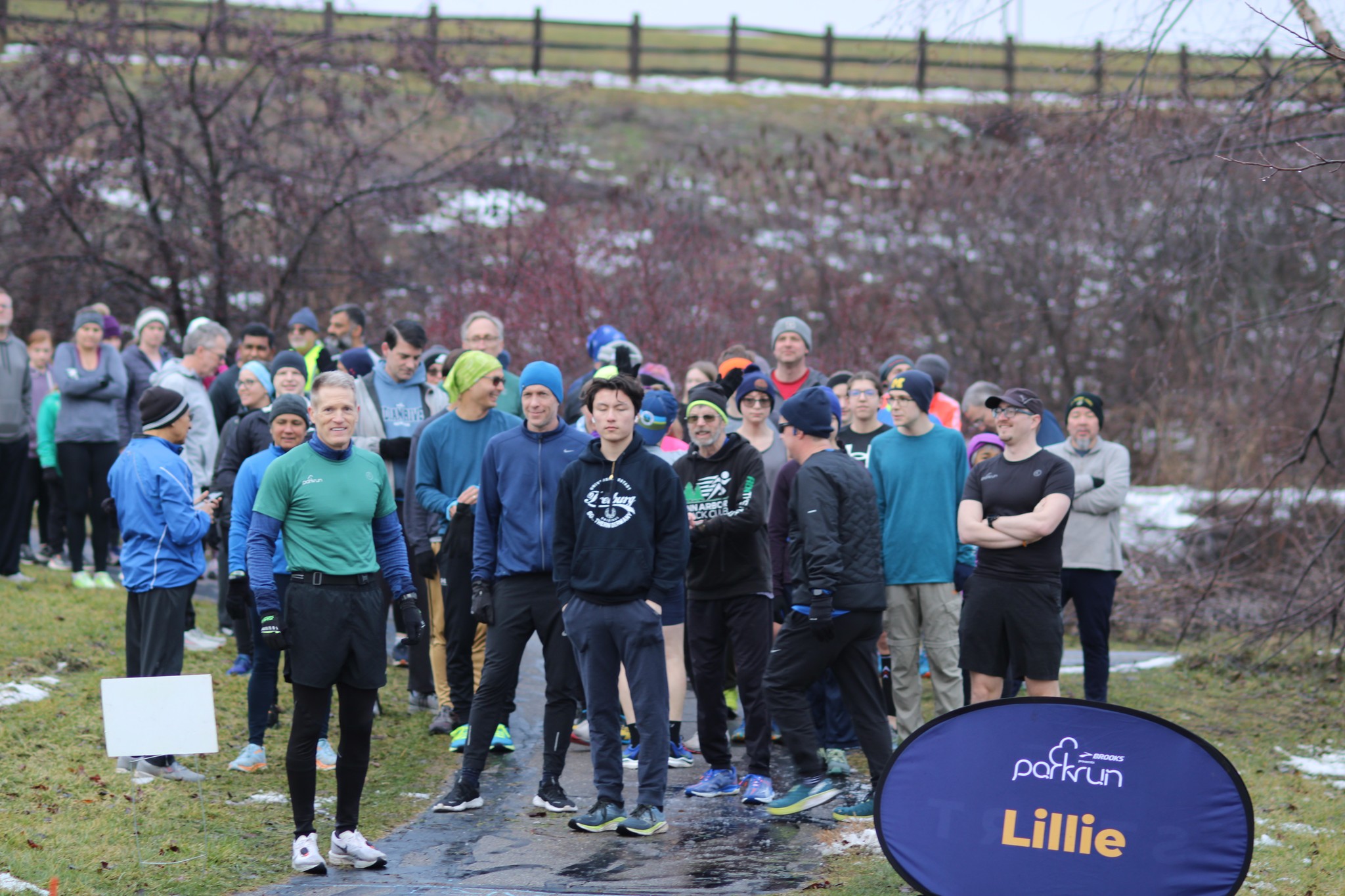 01/27/2024 Lillie parkrun #213: much warmer! | Lillie parkrun, Ann Arbor