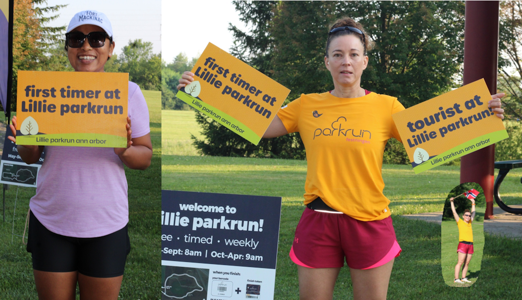 7/13/2024: Lillie parkrun #237: Jump! …if you love parkrun! Jump in! …the puddles are gone ...