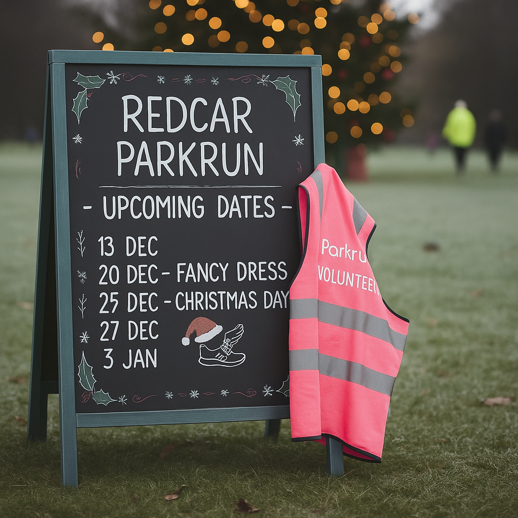 Give the Gift of volunteering this Christmas | Redcar parkrun