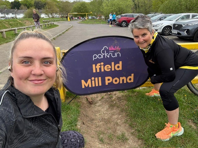 The Bell’s visit IMP | Ifield Mill Pond parkrun