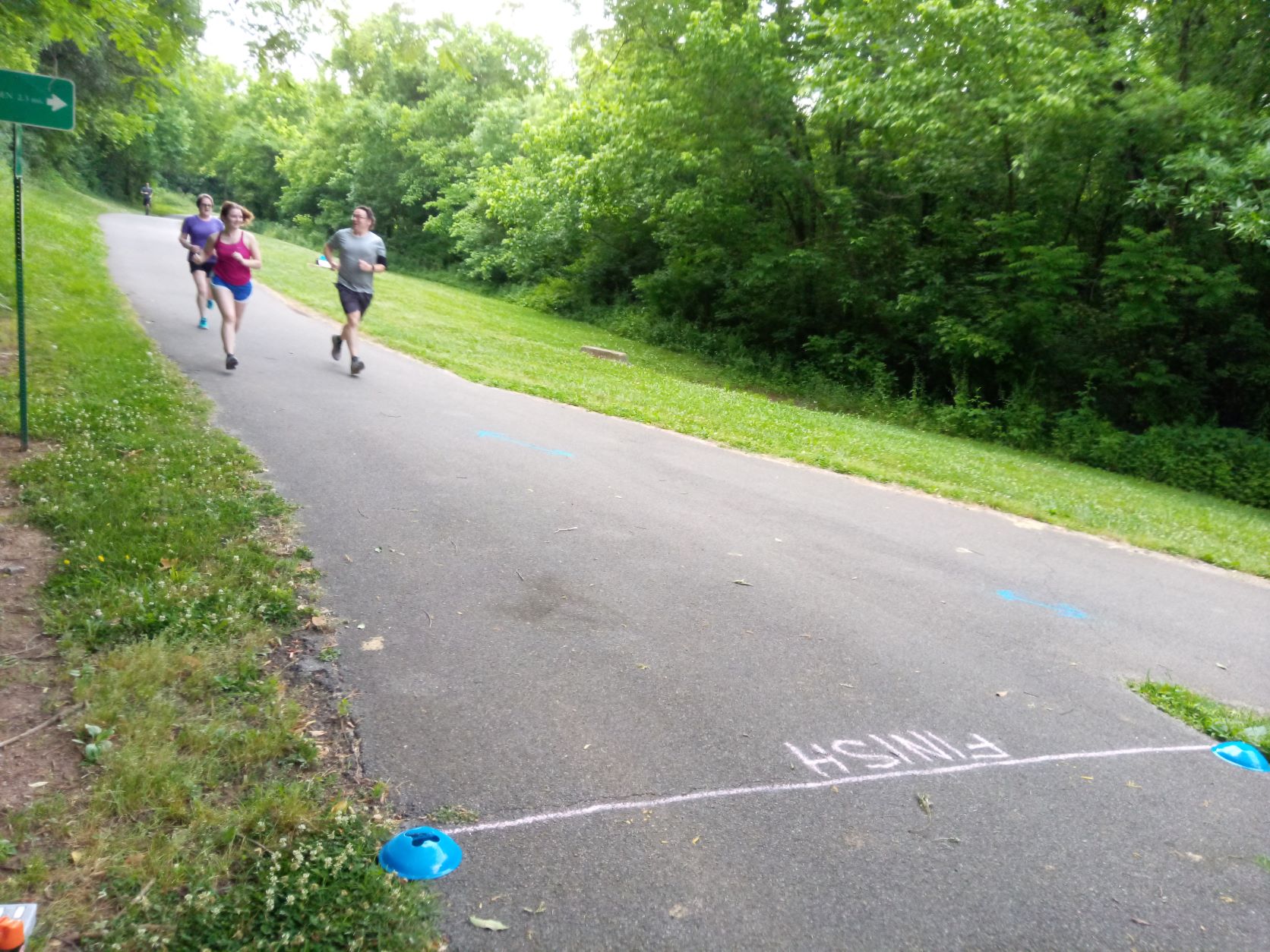 More visitors and a photo finish. | Third Creek Greenway parkrun