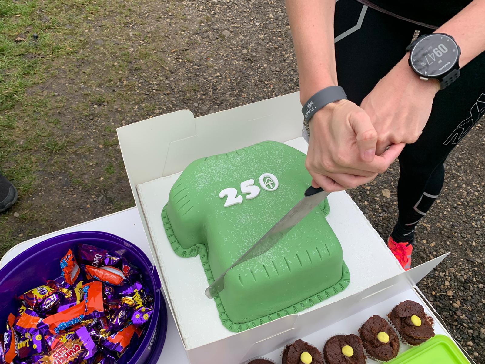 Lots of milestone cake, and tourists from Dore! | Millhouses parkrun