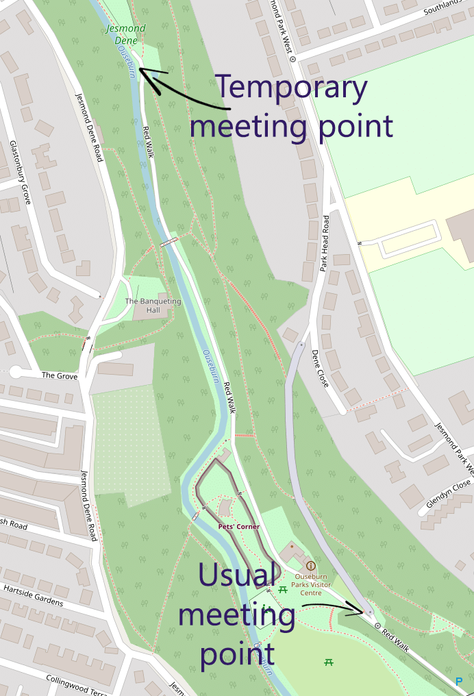 Important Announcement: Temporary Meeting Point Change | Jesmond Dene ...
