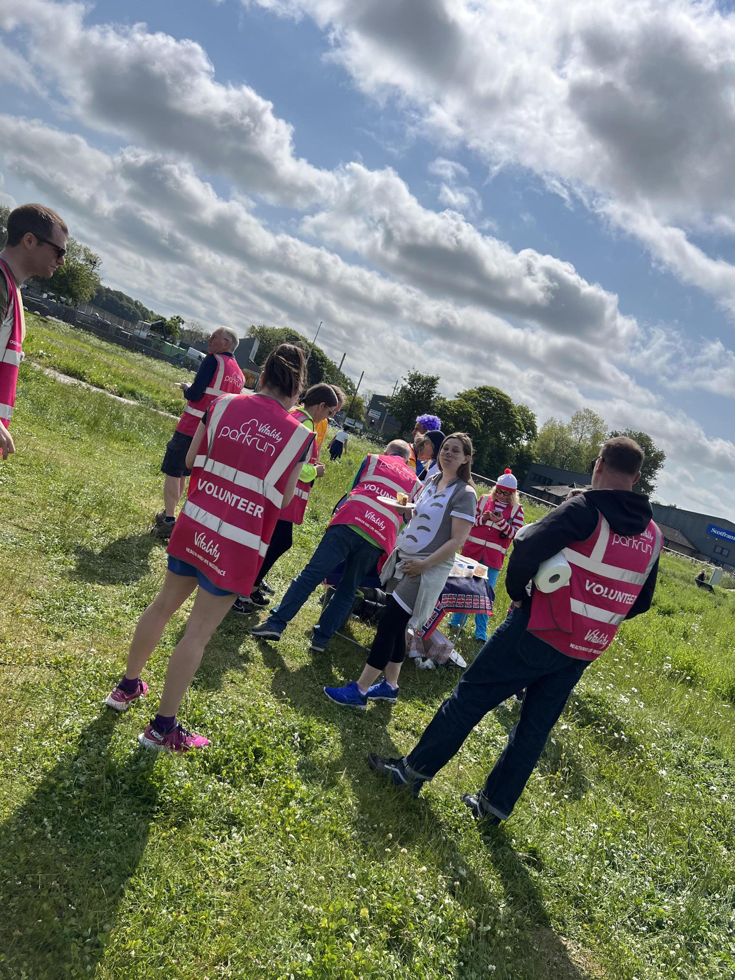 Ury Riverside parkrun, event number 100! 03/06/2023. Home bakes galore ...