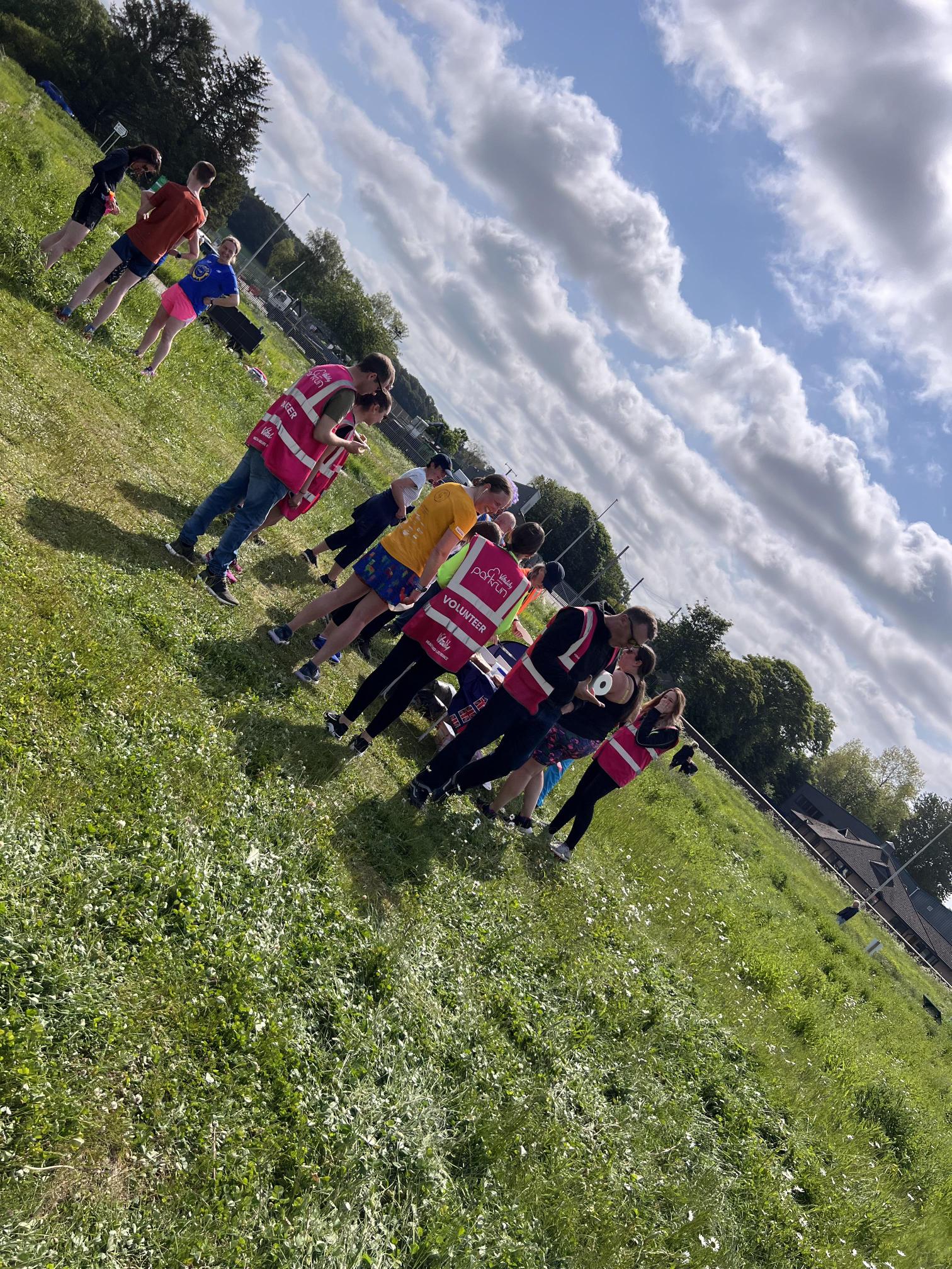 Ury Riverside parkrun, event number 100! 03/06/2023. Home bakes galore ...