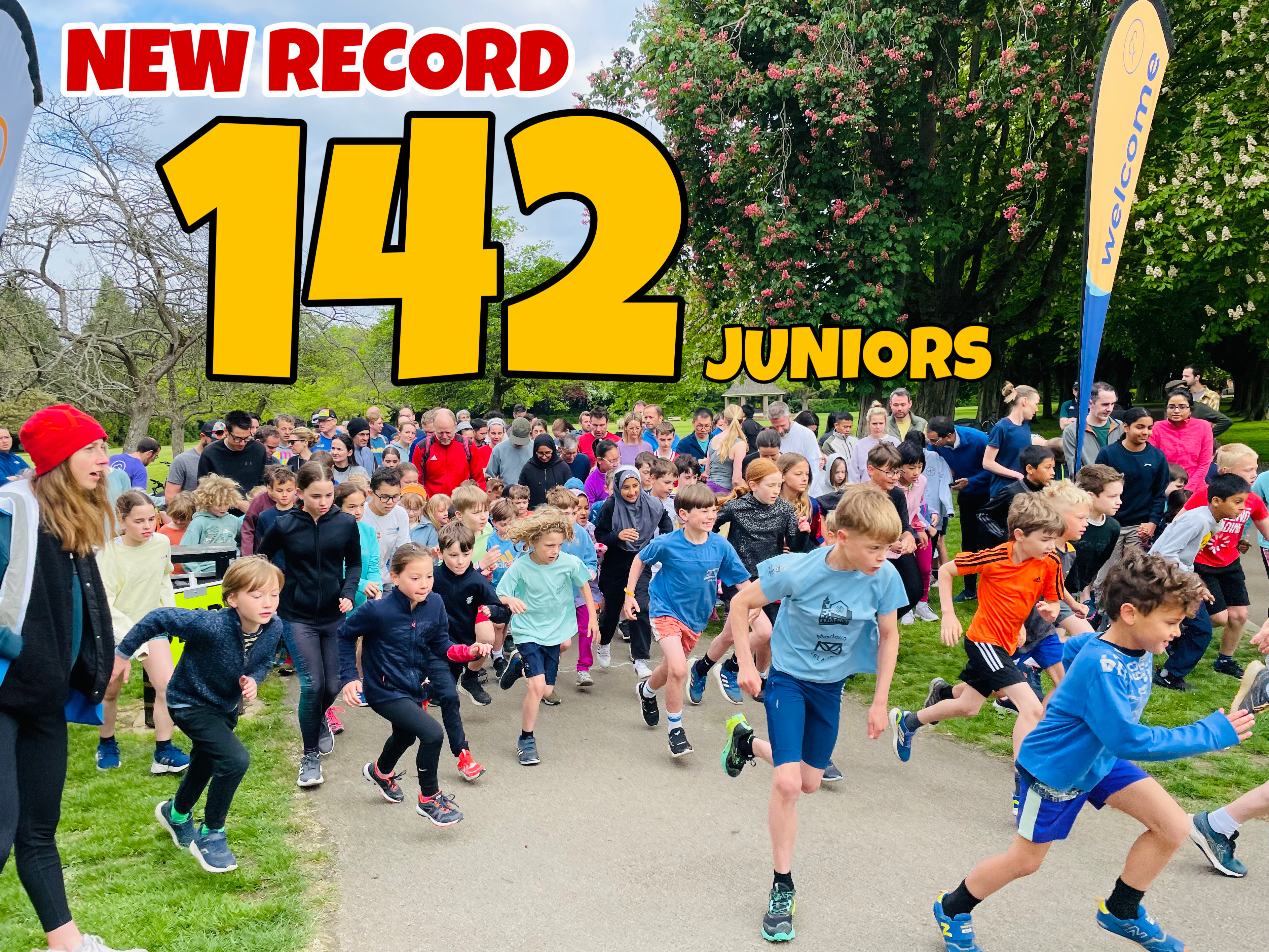 Huge attendance record! | Florence Park junior parkrun
