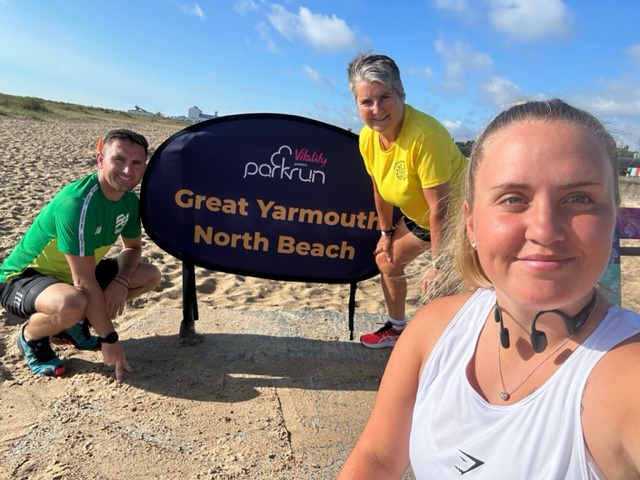 #111 voluntourist report by Jane | Great Yarmouth North Beach parkrun