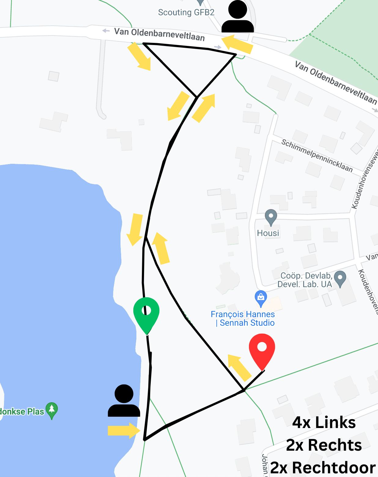 Alternatieve Route / Alternative Route | Karpendonkse Plas parkrun