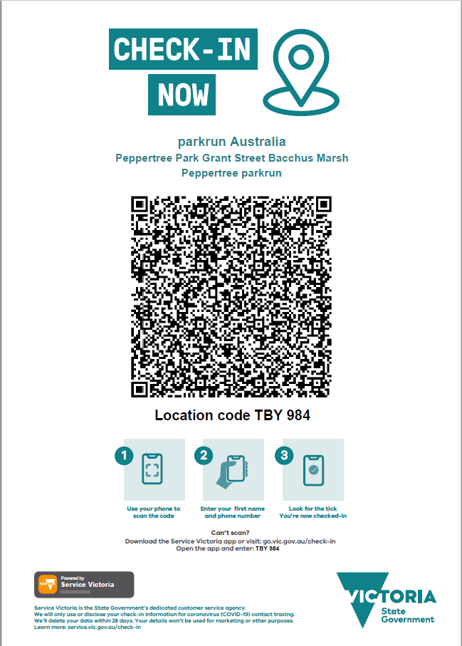 Walker & Runner Code – Volunteer Code – Participant QR Code ...