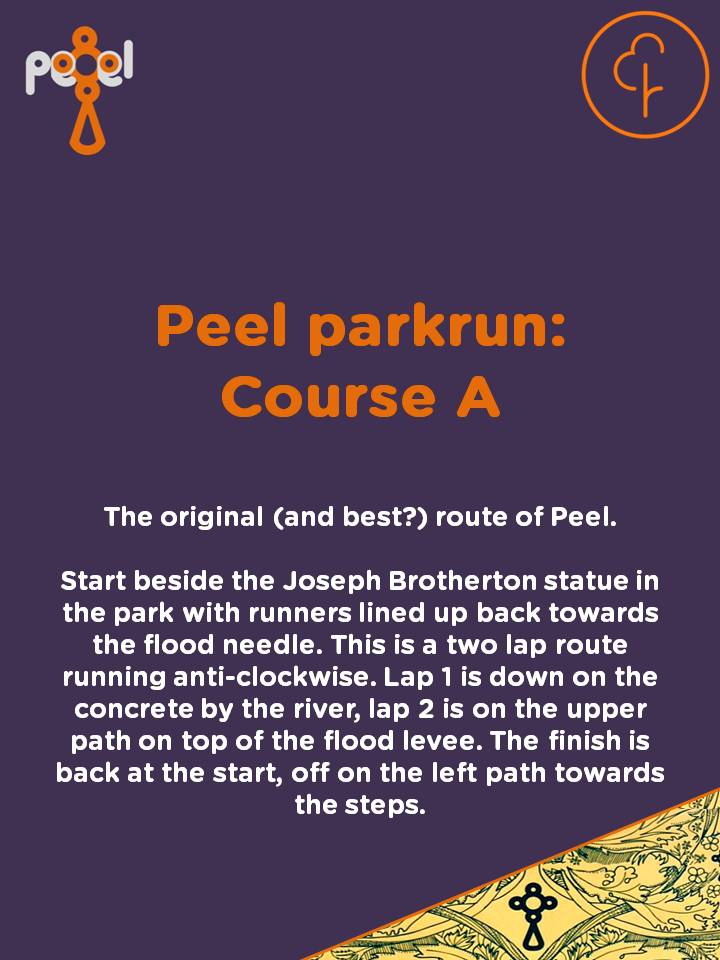 Peel parkrun – course set-up and marshal points | Peel parkrun