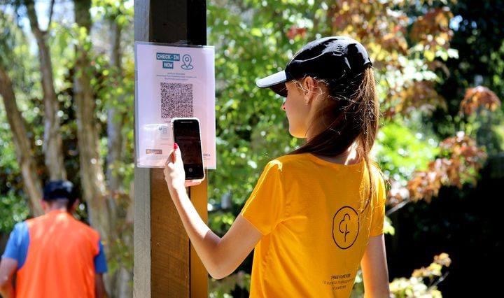 QR code for COVID | Gayndah River Walk parkrun