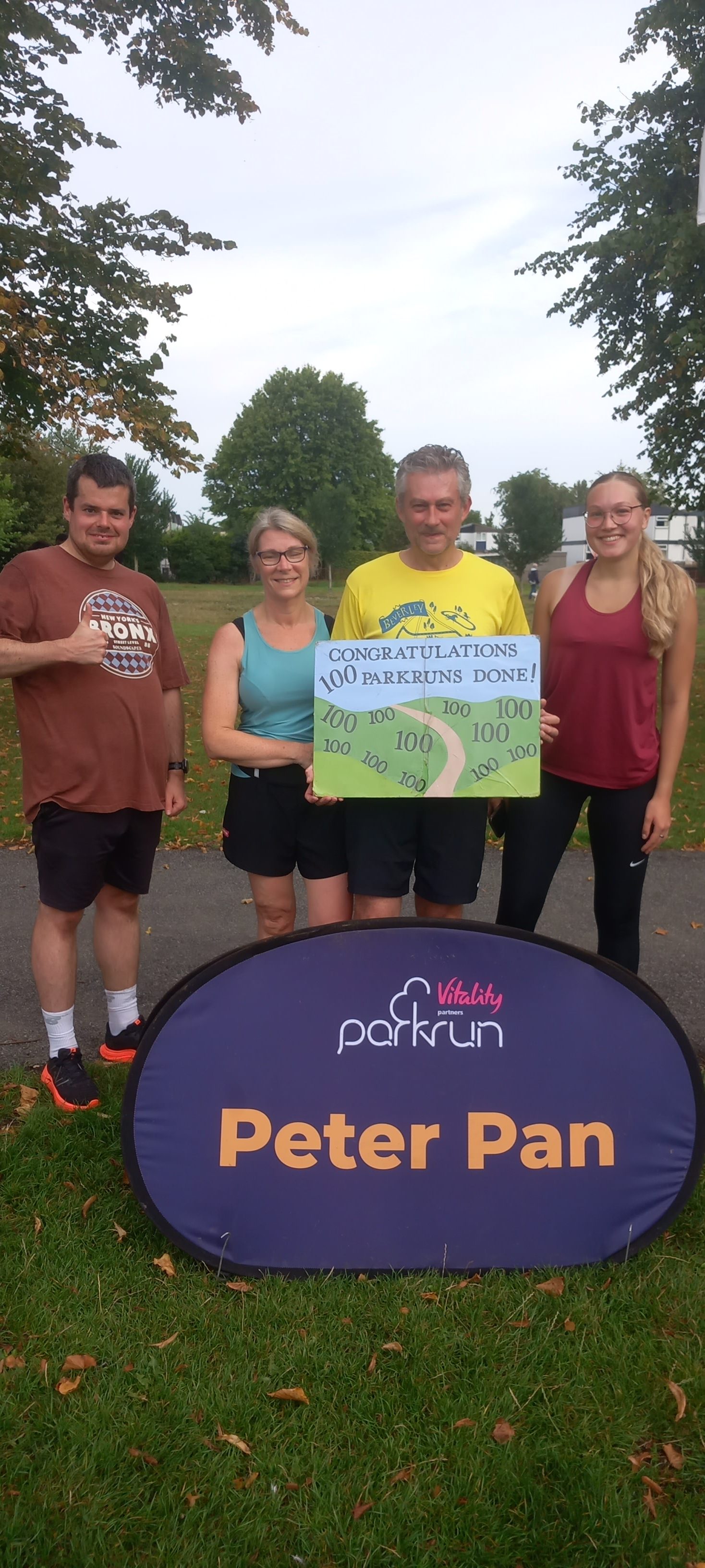 Event # 574, Saturday 6th September 2025, by Rob Newton | Peter Pan parkrun