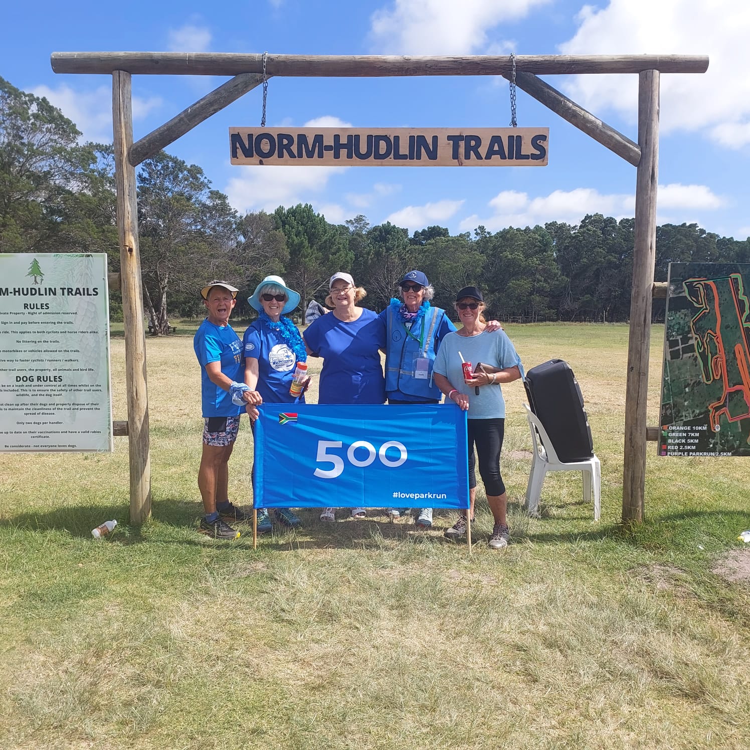 500 in the bag for Estelle Burley | Norm-Hudlin Trails parkrun