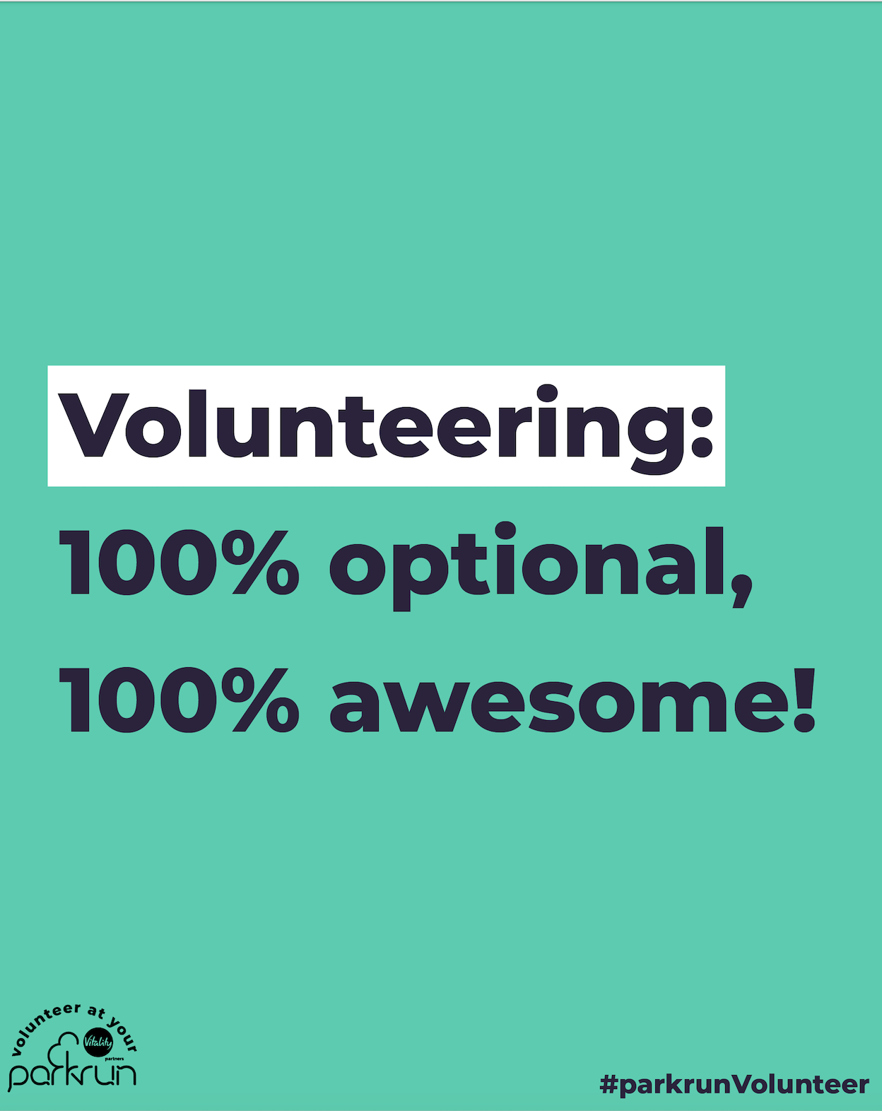 What if I don’t want to volunteer? | West Links parkrun
