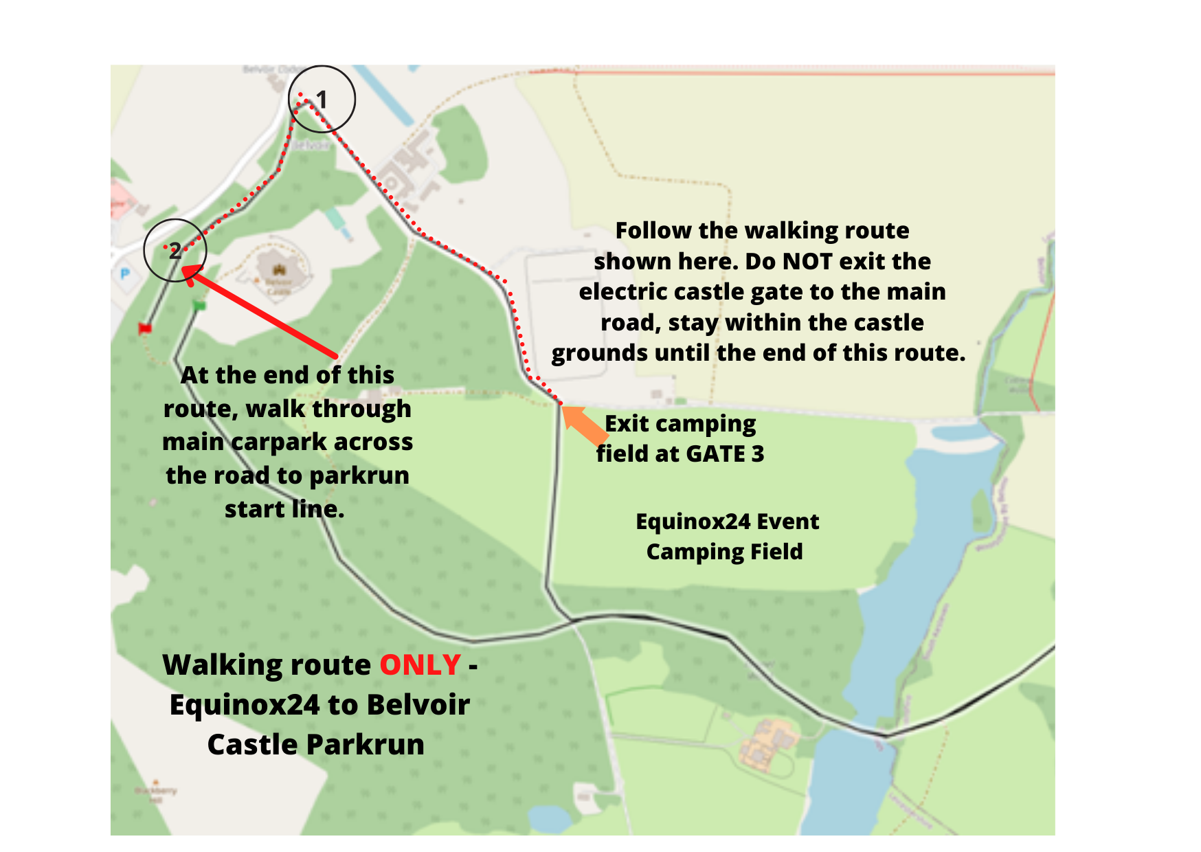 Switch to Autumn/Winter course | Belvoir Castle parkrun