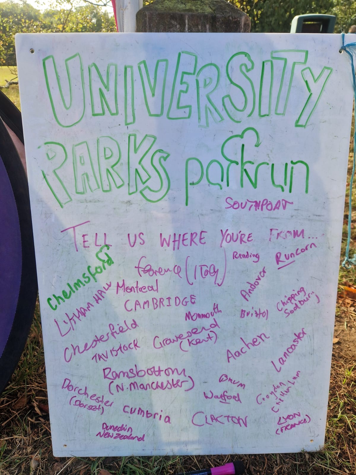 University Parks parkrun #184 – 30/08/25 | University Parks parkrun