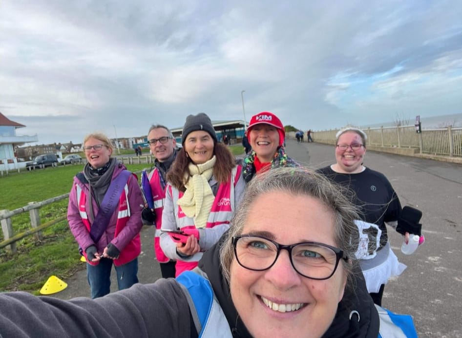 New Years Day 2024 Margate parkrun / parkwalk event 496 | Margate parkrun