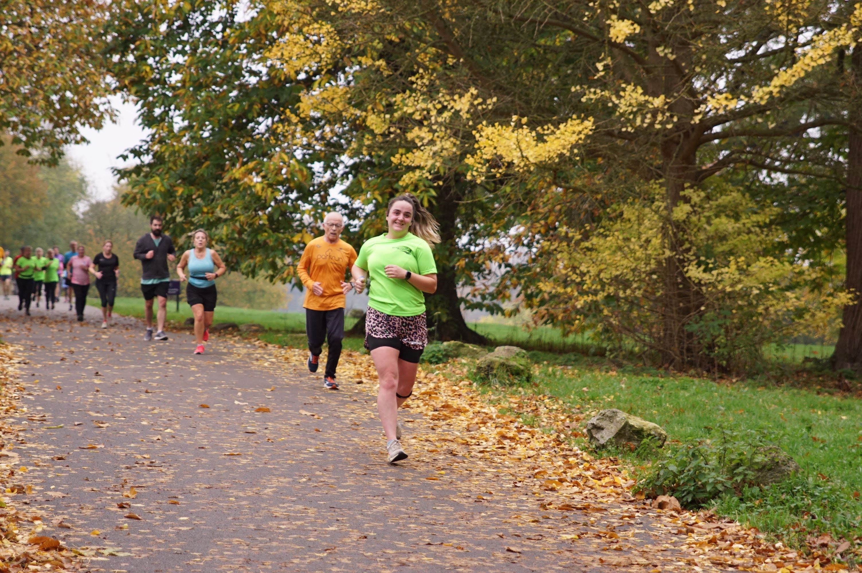 Finish funnel fun! | Mote Park parkrun