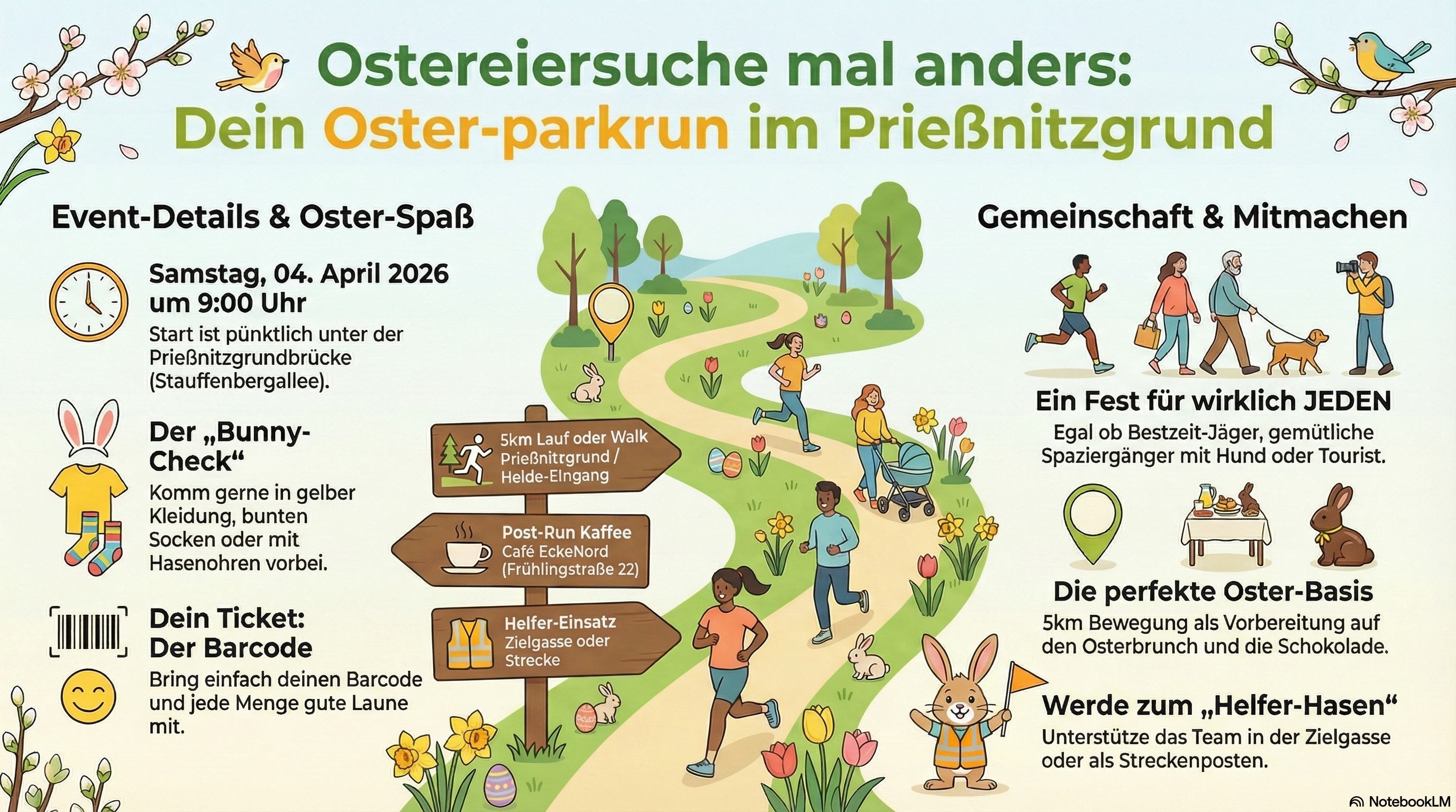 Ostereiersuche mal anders: Unser Oster-parkrun im Prießnitzgrund ...