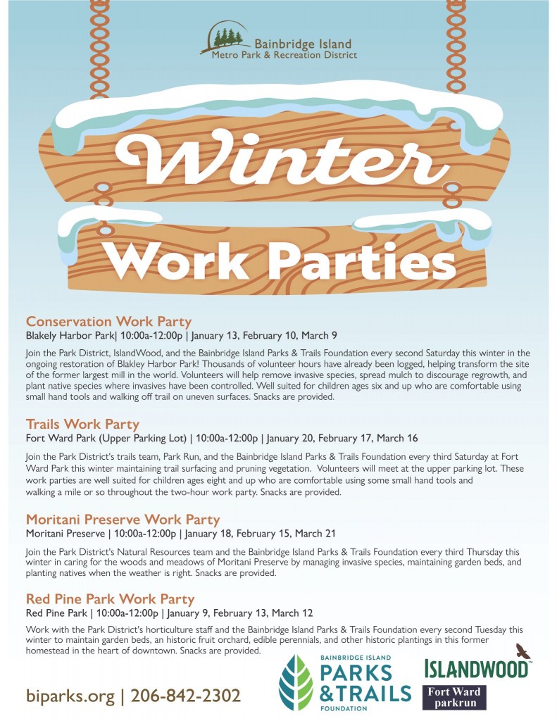 Fort Ward Volunteer Work Parties | Fort Ward parkrun